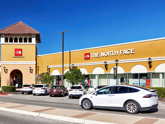 The North Face at this outlet turns every stroll into a golden-ticket moment, except every golden ticket leads to incredible savings.