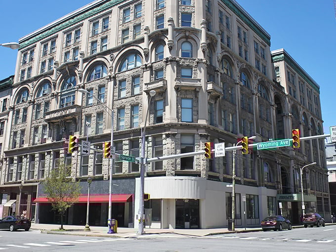 The historic architecture of downtown Scranton stands as a testament to the city's rich past and promising affordable future.