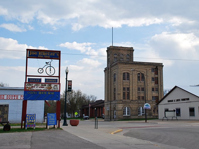 Tree-lined streets in Shawano create natural shade for budget-conscious strolls through this welcoming retirement haven.