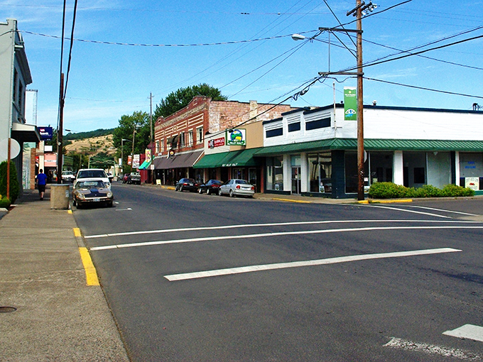 Historic buildings line Sheridan's streets like old friends, standing shoulder to shoulder against the backdrop of rolling hills.