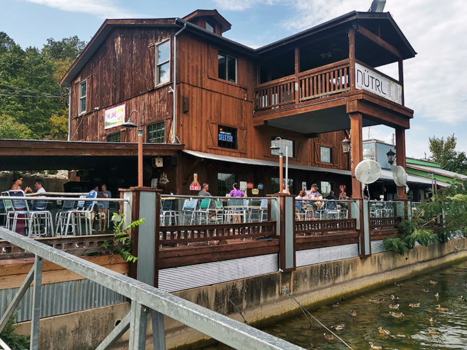 This floating restaurant looks like something from a fishing village - authenticity you can actually taste.