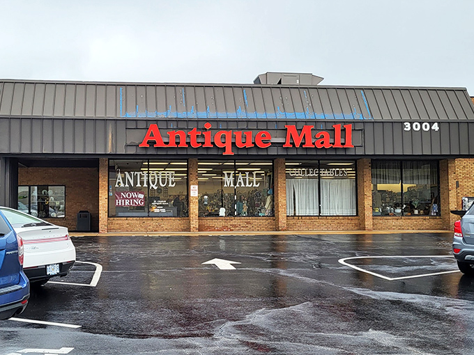 Inside, those booth displays create a vintage village where each vendor tells their own unique story.