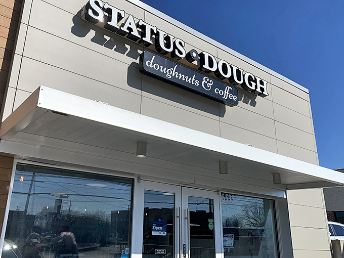 Clean lines, bold signage, serious donuts - contemporary comfort food done with style and substance.