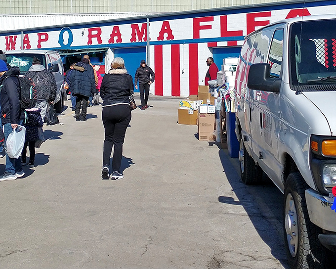 Wide aisles and organized chaos make this the perfect place for families to hunt treasures together comfortably.