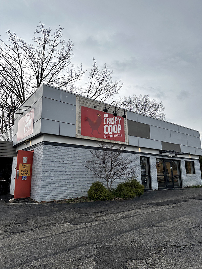 Clean lines and fresh paint can't hide the soul-warming comfort food cooking behind these walls. 