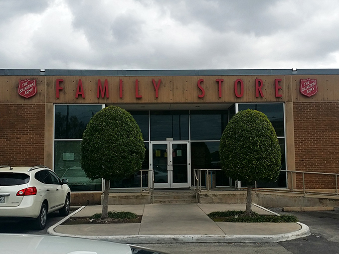 Simple outside, surprising inside. The Salvation Army Family Store offers a no-frills approach to fantastic finds.