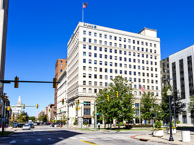 The impressive architecture of downtown Youngstown comes with surprisingly unimpressive price tags. Beauty without the budget bite.