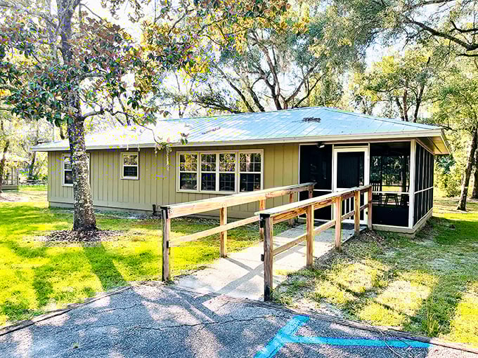 Rustic luxury with a screened porch&mdash;because enjoying nature is best when mosquitoes aren't enjoying you as an all-you-can-eat buffet.