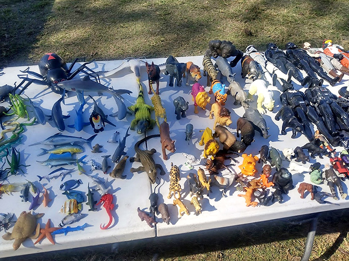 A miniature zoo without feeding schedules or admission fees. Perfect for the collector who wants wildlife that doesn't require veterinary visits or special diets.