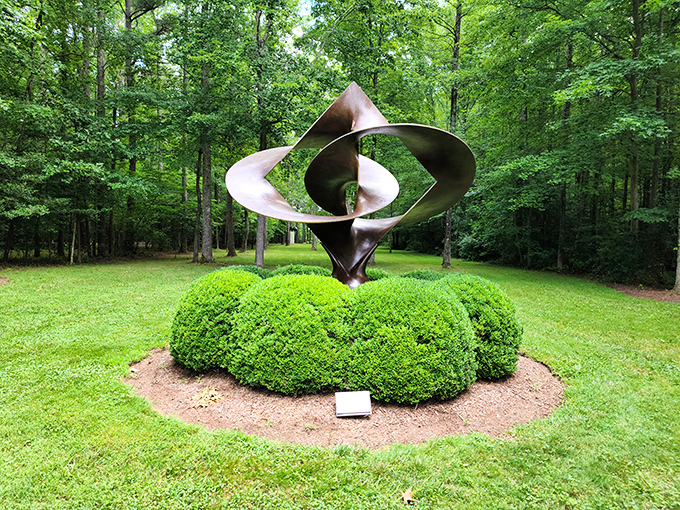 At Annmarie Sculpture Garden, art and nature dance together in a verdant waltz that makes even non-art-lovers stop and appreciate the moment.
