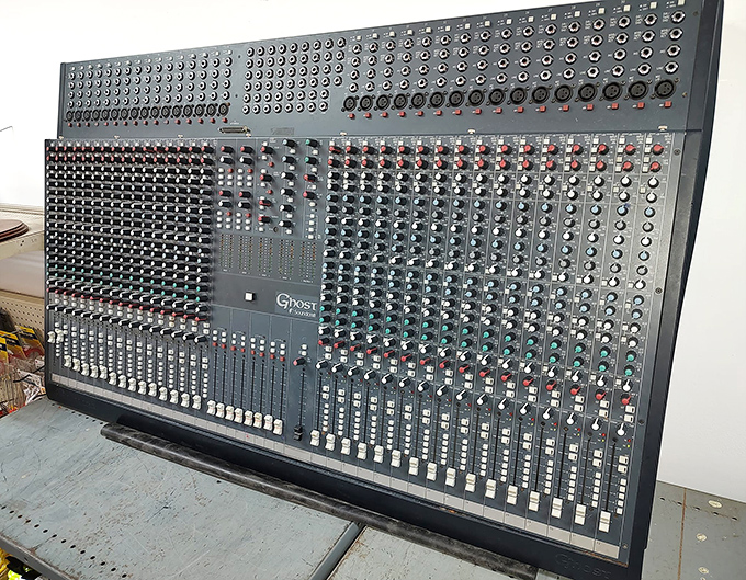 A sound engineer's dream or nightmare? This massive mixing console could have recorded Abbey Road or launched the Space Shuttle&mdash;or both.