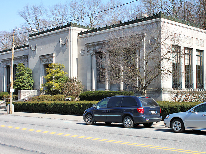 The B.F. Jones Memorial Library isn't just gorgeous architecture&mdash;it's a temple to knowledge wrapped in limestone and surrounded by perfectly manicured hedges.