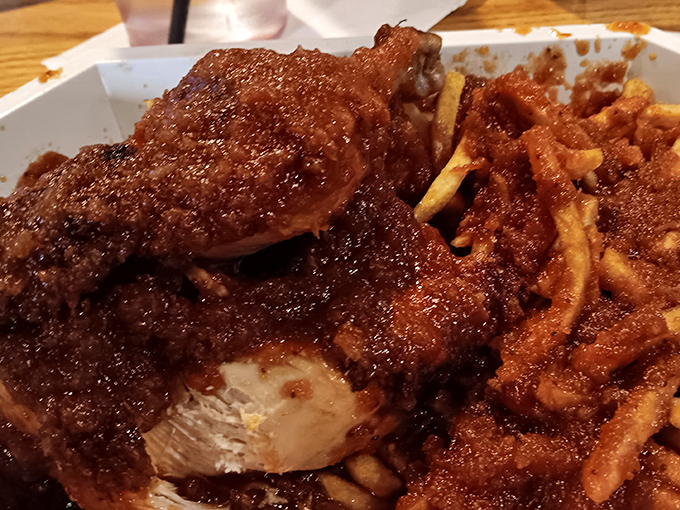 This isn't just chicken – it's a masterclass in crispy, juicy perfection that makes you wonder if Colonel Sanders should've spent more time in Ohio.