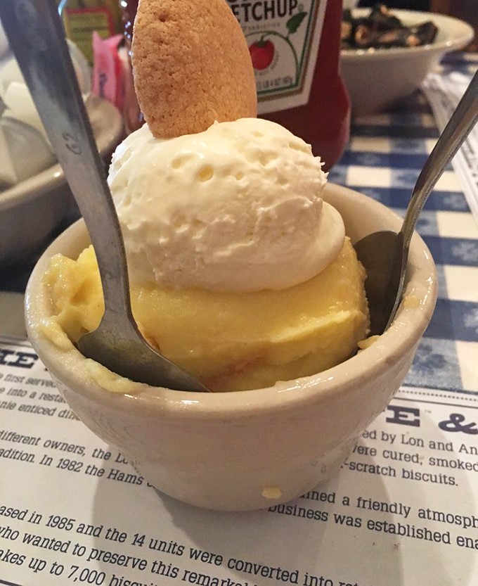 This banana pudding isn't just dessert&mdash;it's a spiritual experience in a ramekin, topped with a vanilla wafer like a cherry on Southern nostalgia.