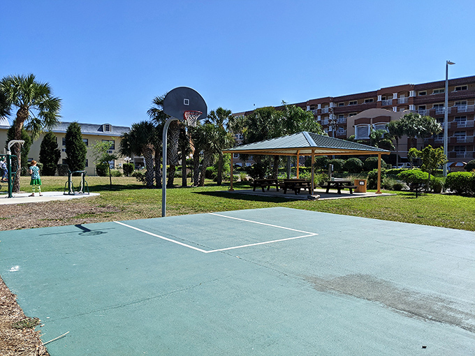 Basketball with an ocean breeze&mdash;where missing a jump shot is somehow less disappointing when palm trees are your spectators.