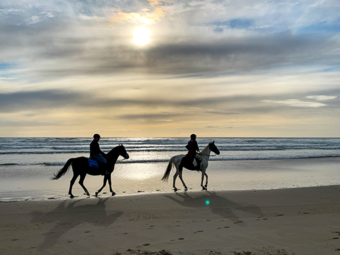 Horseback riding along the shore&mdash;when walking the beach just isn't cinematic enough for your Oregon coast adventure.