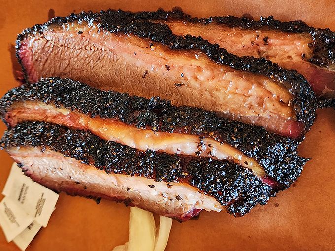 This isn't just brisket&mdash;it's edible art. That bark, that smoke ring, that perfect rendering of fat... it's enough to make a grown person weep with joy.