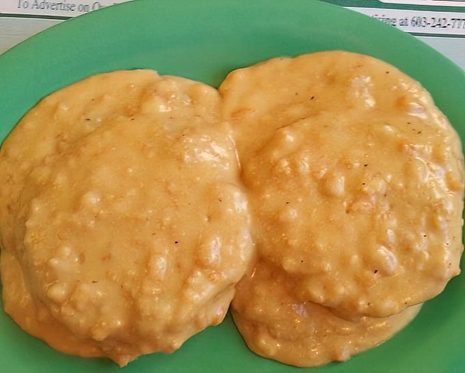 These aren't just biscuits and gravy; they're fluffy islands floating in a savory sea that would make your grandmother both proud and jealous.