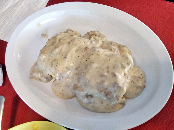 Biscuits and Gravy so good it could make your Southern grandmother both proud and jealous at the same time.