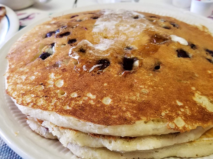 These blueberry pancakes aren't just breakfast&mdash;they're therapy. Golden, fluffy, and studded with berries that pop with each bite.