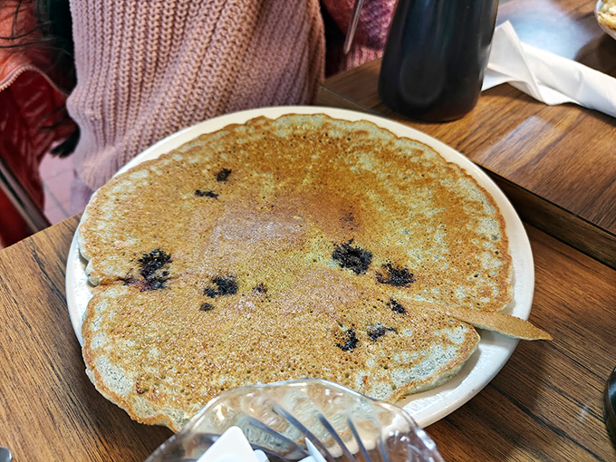 These blueberry pancakes aren't just breakfast&mdash;they're edible sunshine with crispy edges and that perfect golden hue that says "good morning" better than words.
