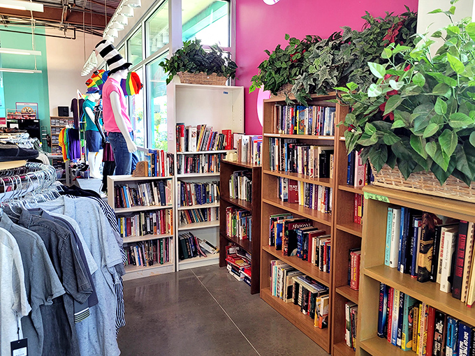 Literary treasures await! These well-stocked shelves offer everything from beach reads to classics, proving secondhand books hold first-rate adventures.