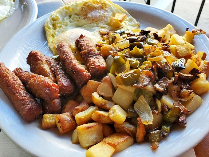 Morning glory on a plate &ndash; when eggs and potatoes unite in perfect breakfast harmony.