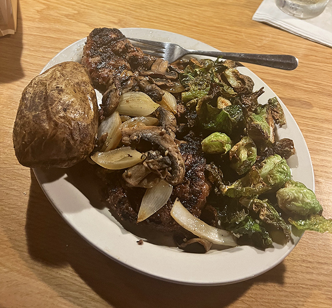 Brussels sprouts that could convert even the most dedicated vegetable skeptic&mdash;caramelized, crispy, and absolutely worth the drive to Upper Sandusky.