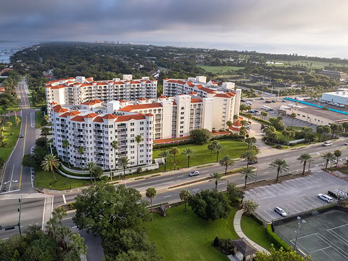 Mediterranean-inspired architecture with ocean views? Retirement doesn't get more picturesque than these terracotta-topped havens by the shore.