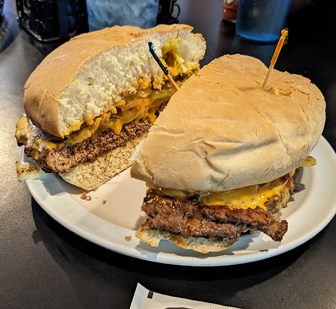 The Cameo Burger proves this kitchen doesn't mess around when it comes to satisfaction.