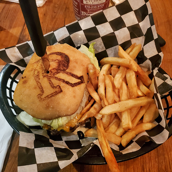The "R" logo branded right onto the bun tells you this isn't just any burger&mdash;it's a statement piece that happens to be delicious.