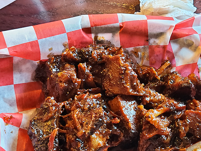 These burnt ends aren't just meat&mdash;they're little caramelized flavor bombs that make you question why you've wasted time eating anything else.