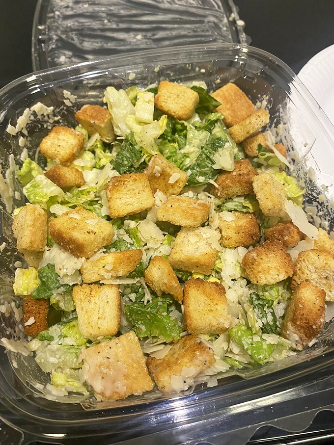 Even the Caesar salad gets the star treatment here. Those golden croutons aren't just along for the ride&mdash;they're essential supporting actors in this leafy drama.