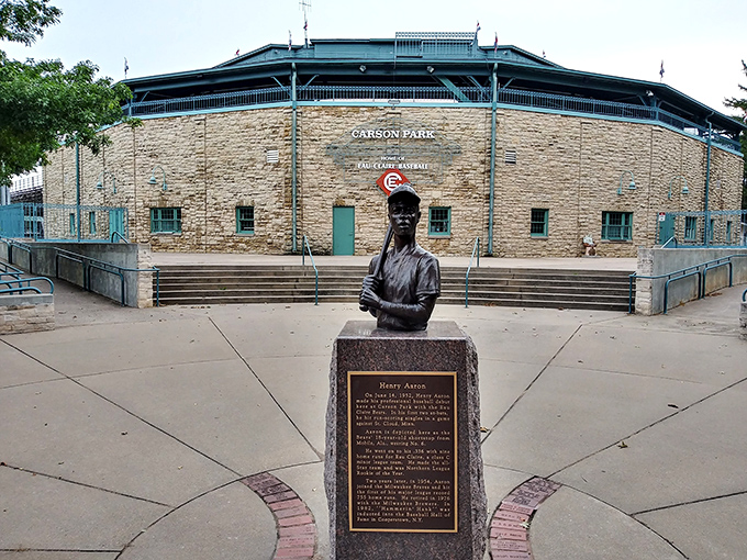 Carson Park's historic baseball stadium has witnessed more home runs and hot dog consumption than most of us have had Monday mornings. Pure Americana in stone form.