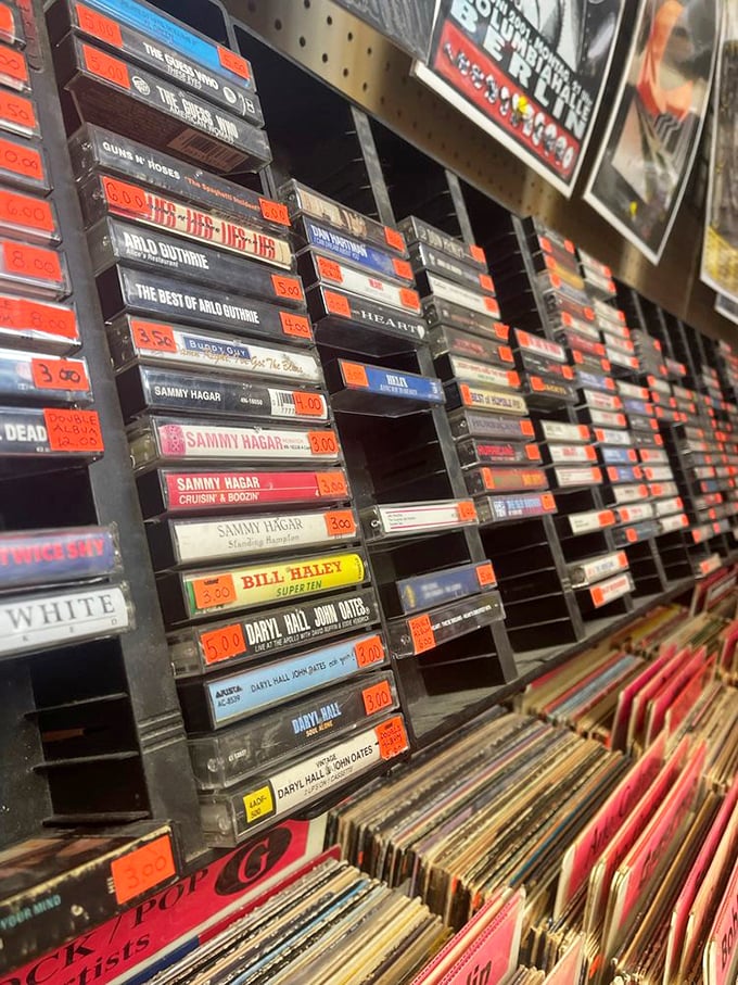 The cassette collection that would make any '80s kid weep with nostalgia. Sammy Hagar never expected this kind of staying power.