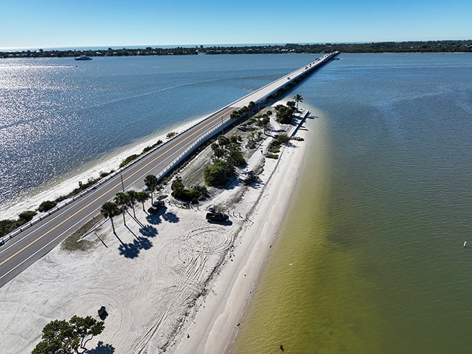 Sanibel Causeway connects mainland reality to island dreams. The moment your tires hit this road, vacation mode officially activates.