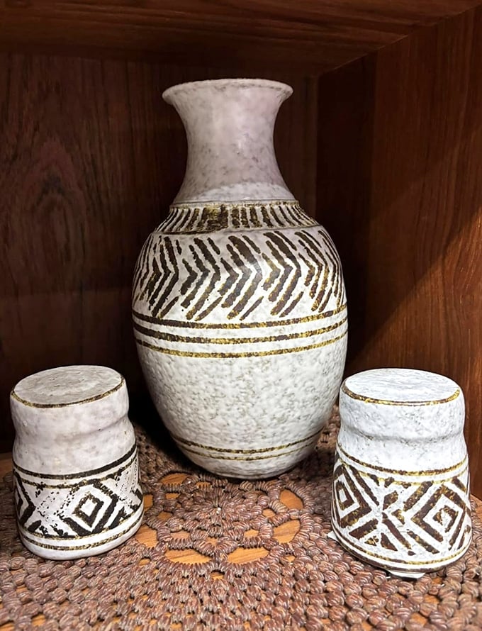 These geometric-patterned vessels aren't just ceramics&mdash;they're time capsules of artisanship that modern 3D printers can only dream of replicating.