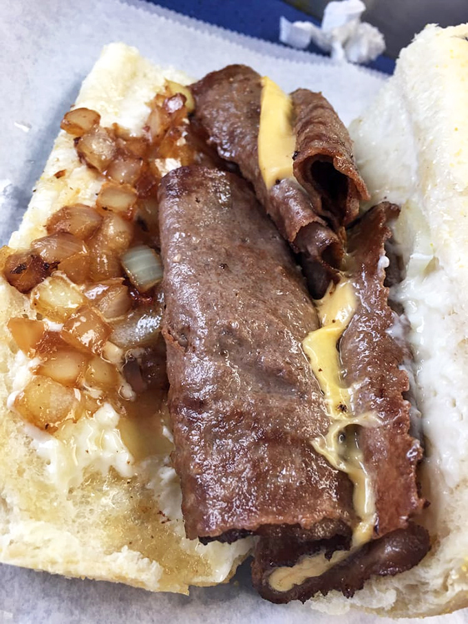 When cheese steak meets caramelized onions, magic happens faster than you can say "Philadelphia who?"