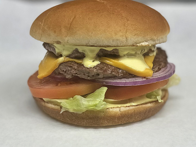 The cheeseburger at Wilkin's doesn't need fancy aioli or artisanal buns&mdash;just perfectly melted cheese, fresh veggies, and a patty that means business.