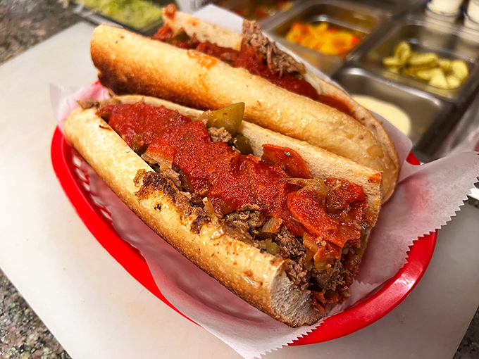 The cheesesteak that launched a thousand cravings&mdash;where savory meets saucy in a handheld masterpiece of flavor.