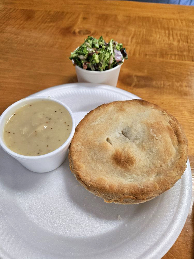 This chicken pot pie isn't just comfort food&mdash;it's a time machine to Sunday dinners at grandma's, complete with golden crust and steamy, savory filling.