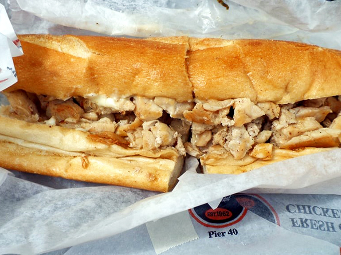 The chicken cheesesteak proves that beef isn't the only path to sandwich nirvana. Those caramelized onions deserve their own fan club.