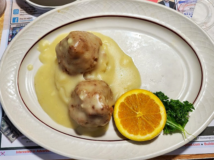 These chicken croquettes swimming in velvety sauce might make you forget pancakes exist. Comfort food that hugs you from the inside.