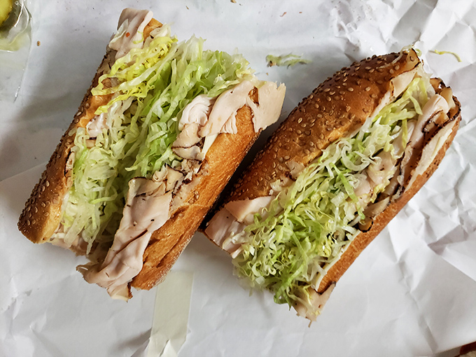 Simplicity meets perfection in this chicken sandwich. The bread-to-filling ratio would make any sandwich mathematician proud.