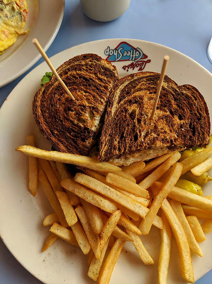 This chicken salad sandwich proves that sometimes the simplest pleasures deliver the most satisfying punches of flavor.