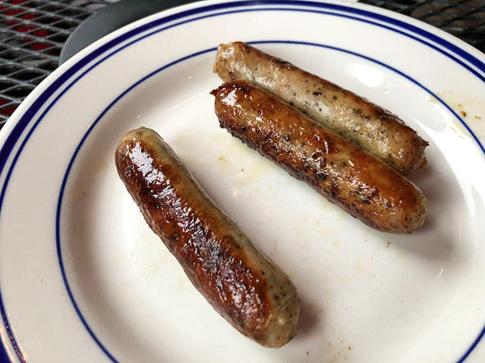 These aren't just sausages; they're breakfast diplomats&mdash;perfectly browned ambassadors of flavor negotiating a delicious peace treaty with your taste buds.
