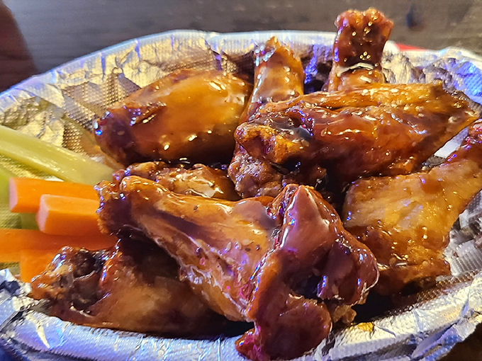 Wings so glossy they could be in a food magazine, but they're destined for a higher purpose&mdash;making your taste buds throw a spontaneous party.