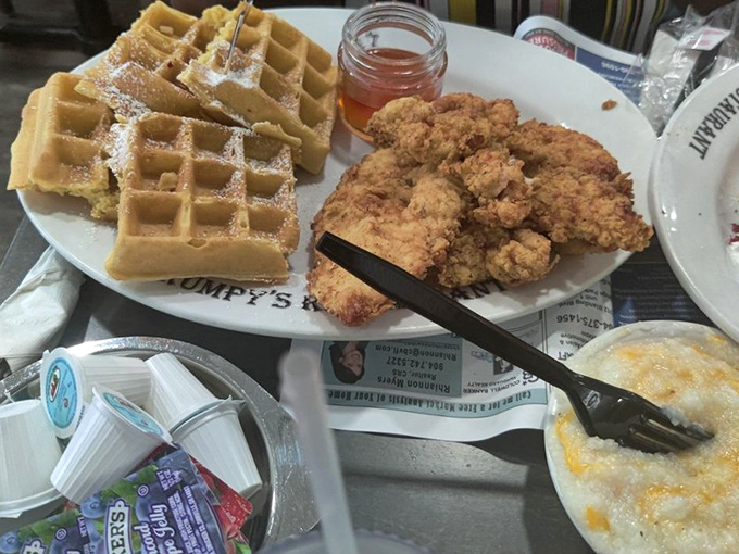 Chicken and waffles: proof that sometimes the best combinations sound crazy until you try them.