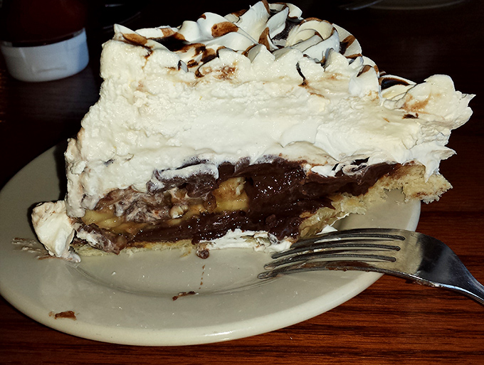 Chocolate and banana unite in this cream pie masterpiece &ndash; proof that some relationships are simply meant to be.