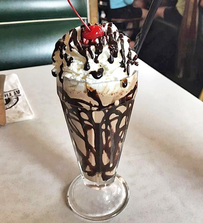 This milkshake doesn't just bring boys to the yard &ndash; it brings everyone to Jax with its chocolate drizzle masterpiece topped with whipped cream.